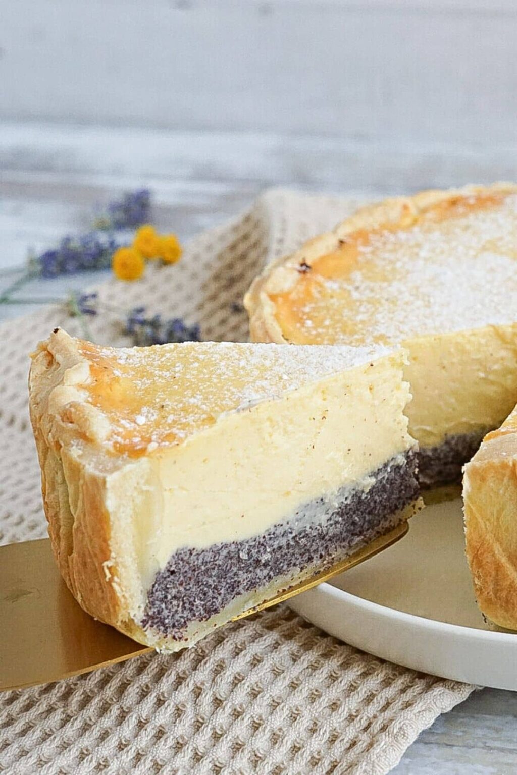 Mohnkuchen mit Schmand - Schnelles Abendessen