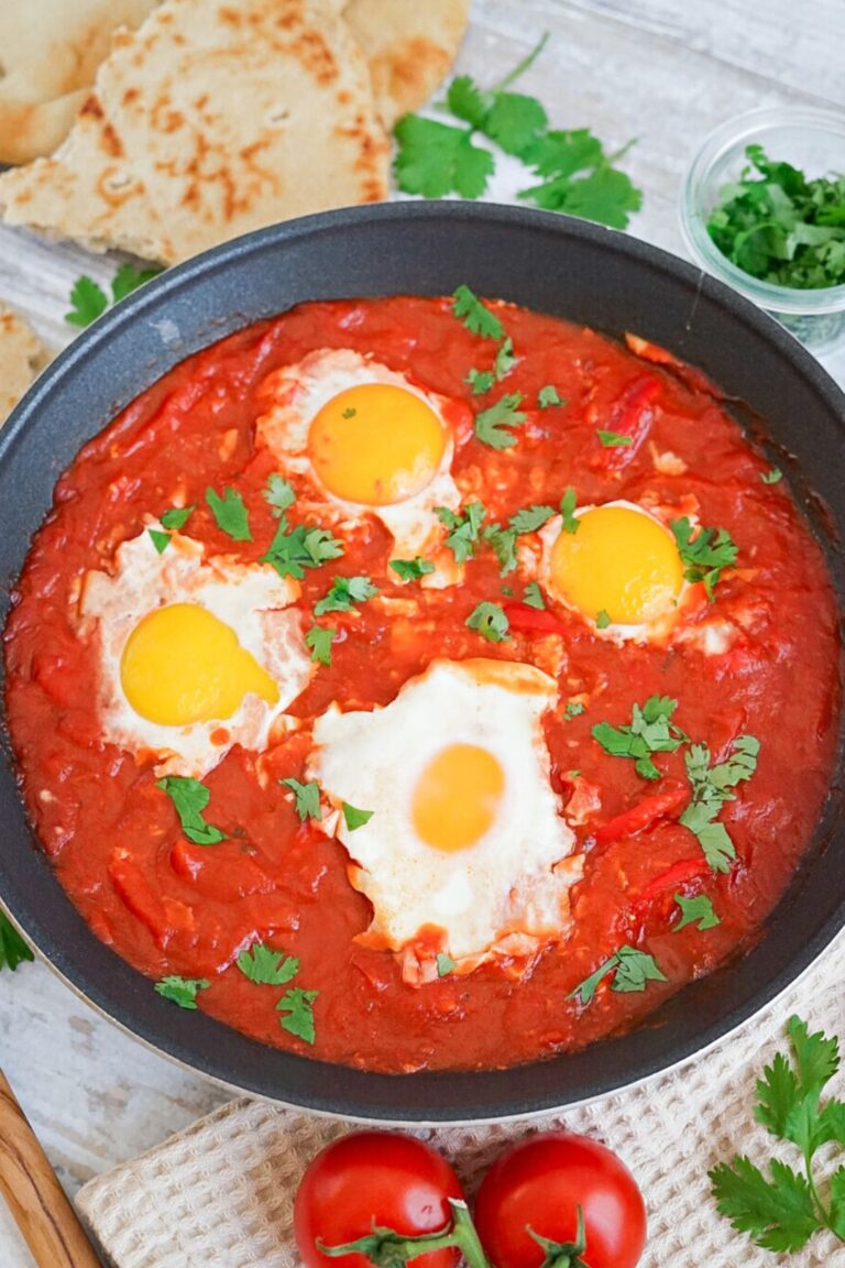 Das beste Shakshuka - Originalrezept - Schnelles Abendessen
