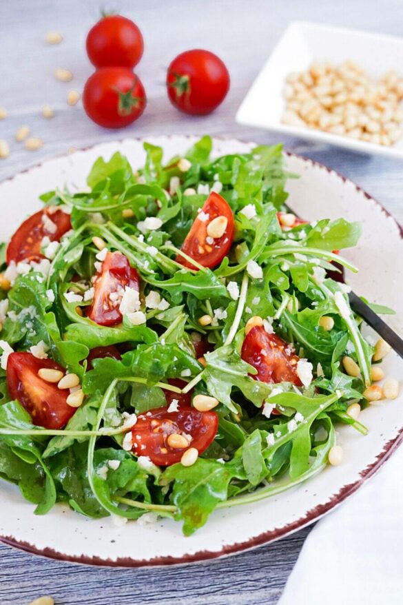 Rucola Salat - bestes, einfaches Rezept