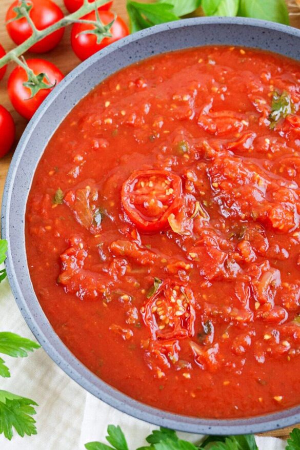 Weltbeste Tomatensauce - Einfaches, klassisches Rezept