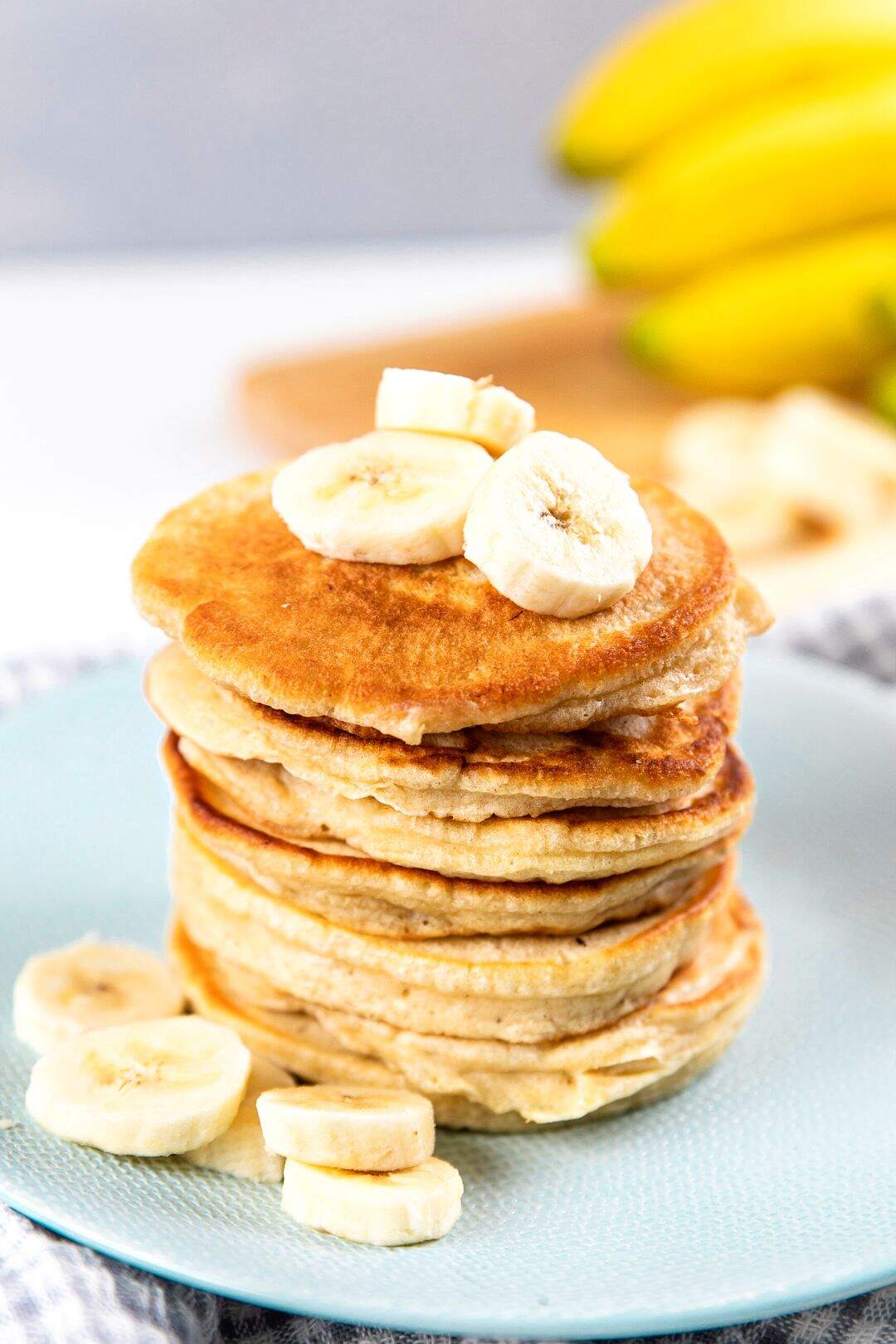 Bananen Pancakes Rezept - Einfach und super fluffig