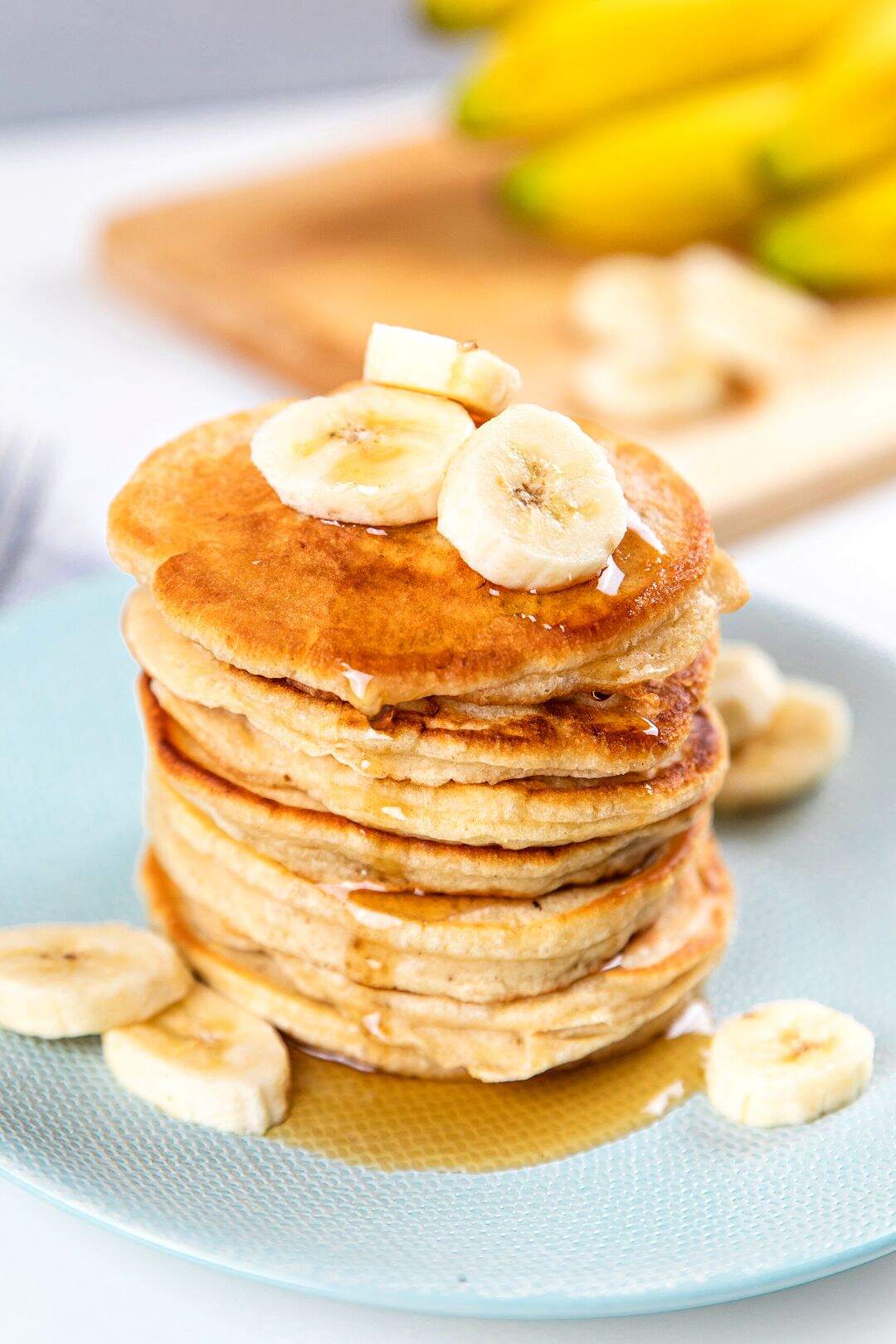 Bananen Pancakes Rezept - Einfach und super fluffig